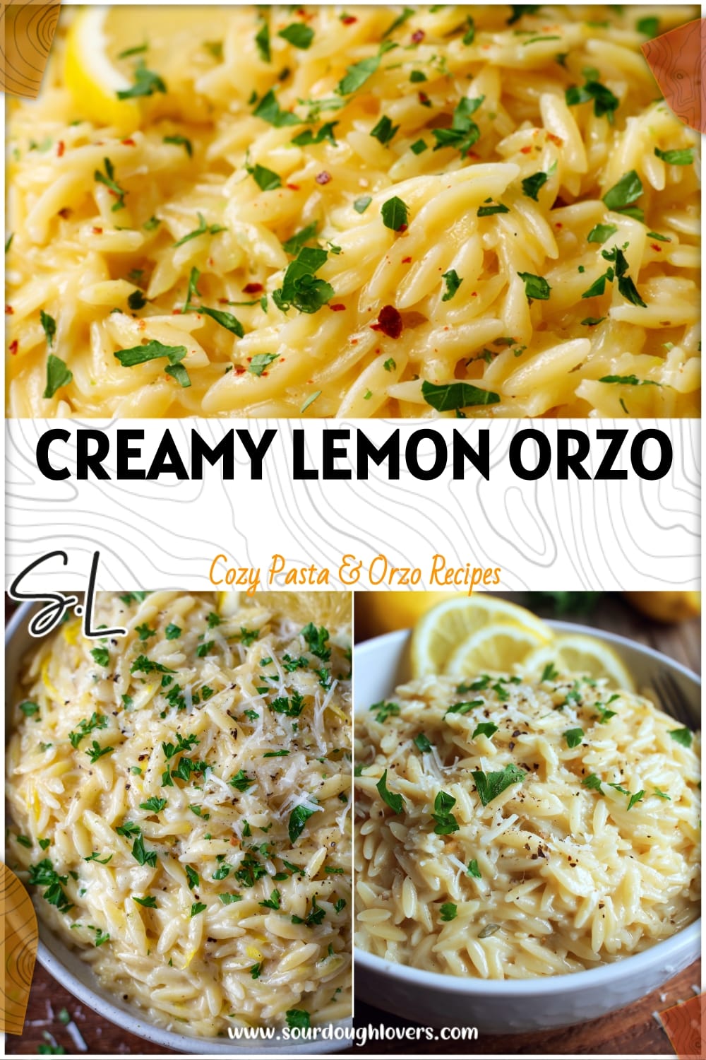 Creamy Lemon Parmesan Orzo Recipe