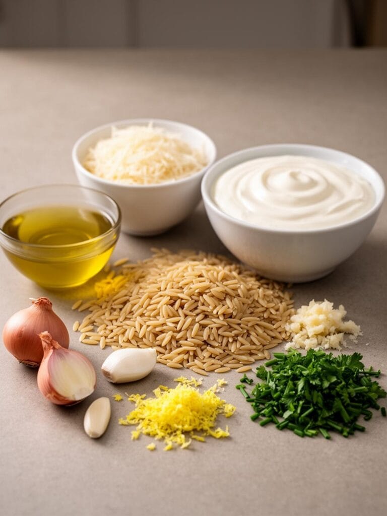 Creamy Lemon Parmesan Orzo: Easy Dinner Idea