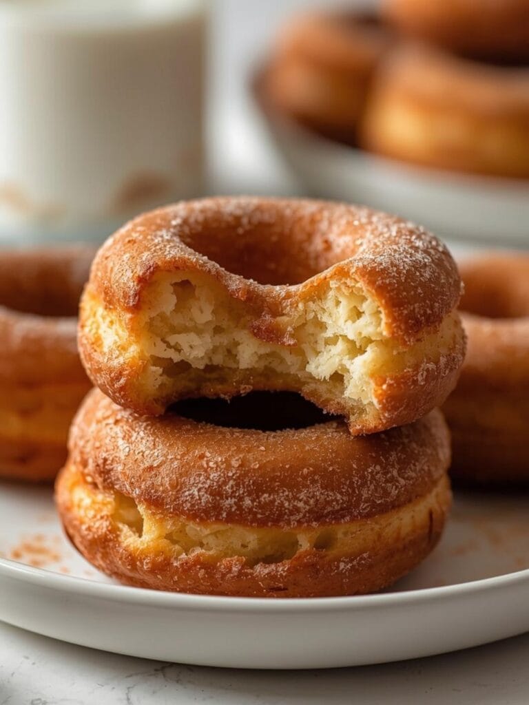 Sourdough Discard Cinnamon Sugar Donuts: Easy Breakfast Treat